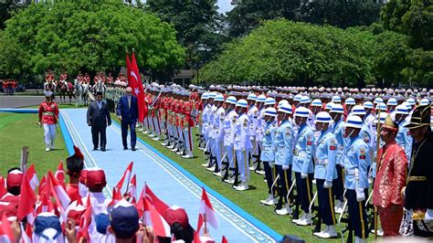 Presiden Prabowo Sambut Presiden Erdogan dalam Upacara Kenegaraan di Istana Bogor