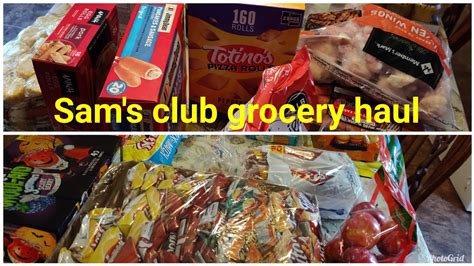 Large Week Grocery Haul From Sam S Club Momlife YouTube