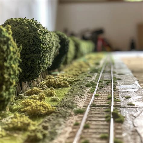 How To Enhance Your Model Railway Scenery With Greenery And Bushes