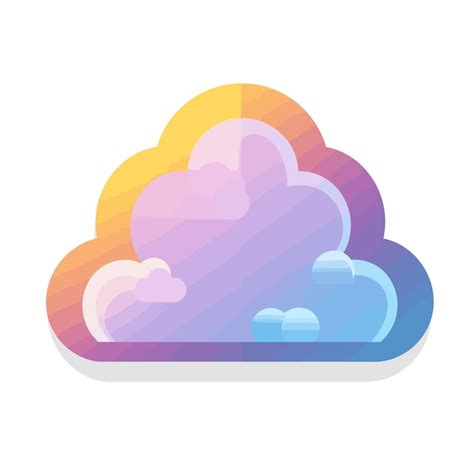 Premium Vector Vibrant Blue Cloudscape Digital Illustration