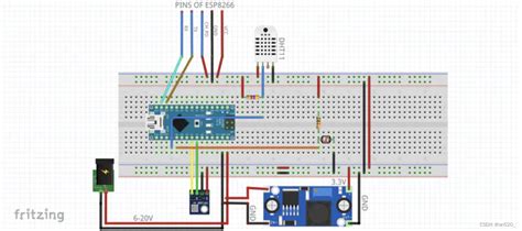 基于 esp8266 的个人气象站（有示意图 代码 评论区学习群） 找wifi气象站的电路图 csdn博客