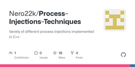 Github Nero22kprocess Injections Techniques Variety Of Different