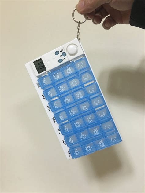 Tab Timer 4 Alarm 28 Part Pill Box Timer