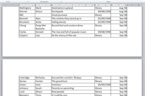 How Do I Keep My Table Headings Over Multiple Pages In A Word Document LibroEditing