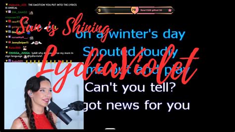 Lydia Violet Sun Is Shining Youtube