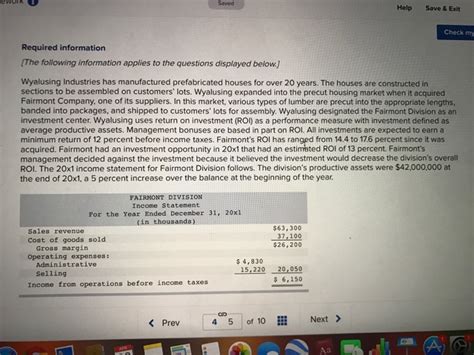 solved required 1 a calculate the return on investment