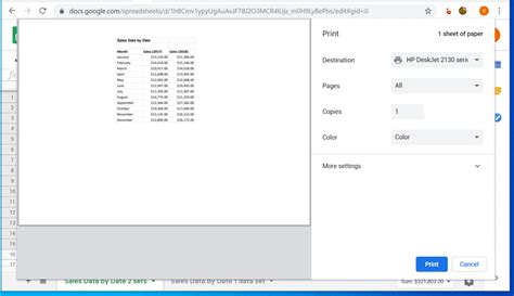 How To Set Print Area In Google Sheets Itechguides Com