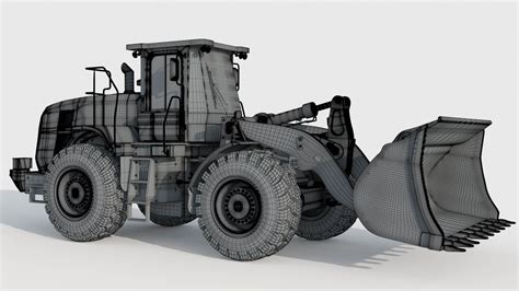 Caterpillar 966l Wheel Loader 3d Model By Ferhatkose19