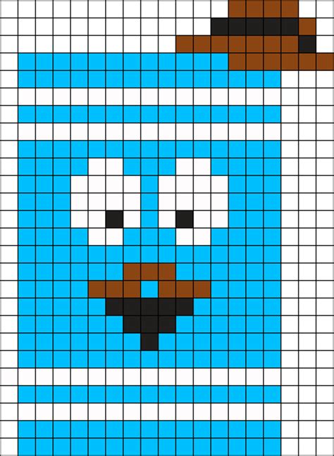 Steven Mctowelie Perler Bead Pattern Bead Sprites Characters Fuse