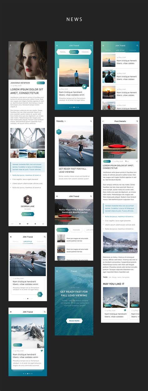 Jok Mobile Ui Kit On Behance