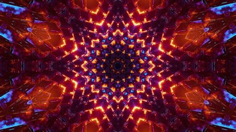 Red Blue Neon Motion Background Vj Loop Infinitely Looped Animation Stock Video At