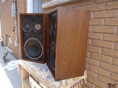 Vintage Ar 2ax Speakers Older Version With Treated Cloth Edge Surrounds