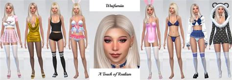 Custom Request Waifumiia Preview A Touch Of Realism Sims 4 Cc