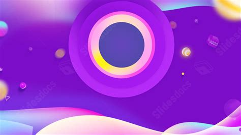 Fondo Círculo De Promoción De Efecto De Luz Degradado Comercio