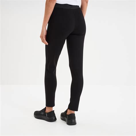 Legging Taille Haute élastiquée Noir Femme La Halle