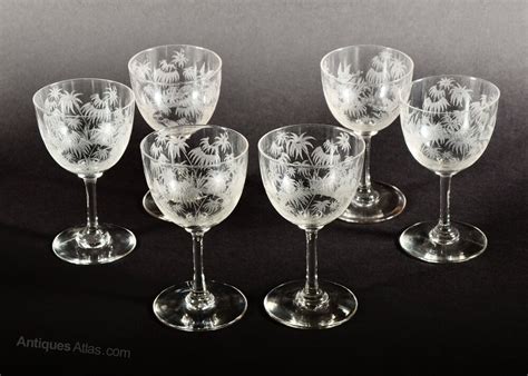 Antiques Atlas Antique Set Of Six Wine Drinking Glasses As645a1410