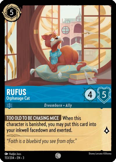 Rufus Character Mushu Report Lorcana Wiki