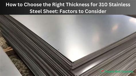 Stainless Steel Sheet Thickness