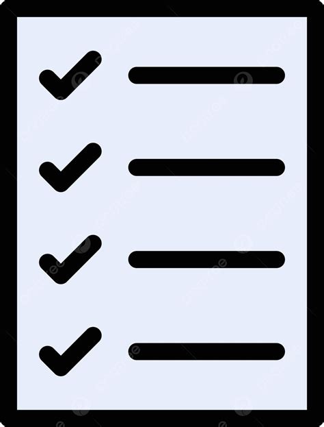 Task List Information Office Survey Vector Information Office Survey