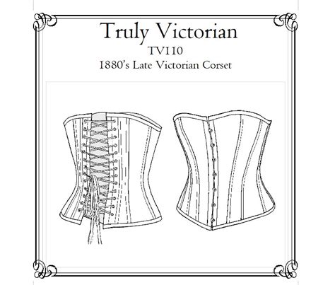 Tv110 1880 Late Victorian Corset Truly Victorian