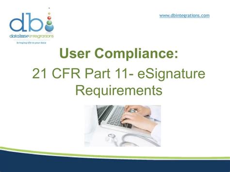 21 Cfr Part 11 Compliance Database Integrations Pdf