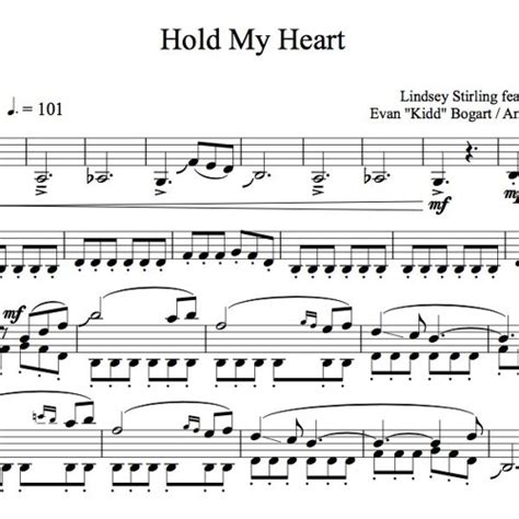 Stream Hold My Heart Karaoke Sample By Lindsey Stirling Sheet Music