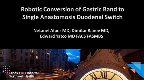 Robotic Conversion Of Gastric Band To Single Anastomosis Duodenal