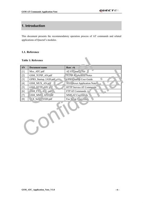 pdf gsm atc application note v1 · quectel cellular
