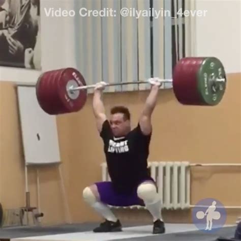 Ilya Ilyin 245kg Clean And Squat Jerk All Things Gym