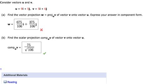 Solved Consider Vectors U 4i − 3j And V 3i 2j A