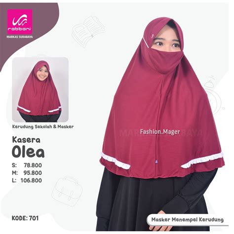 Jilbab Bergo Rabbani Kasera Olea Lazada Indonesia