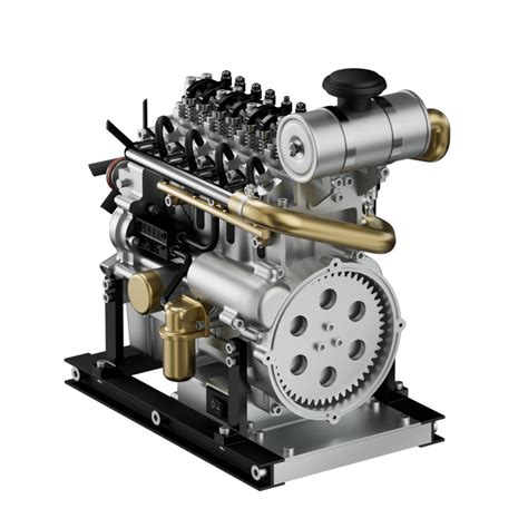 Teching 300 Pcs Build An Ohv Inline Four Cylinder Diesel Engine Model