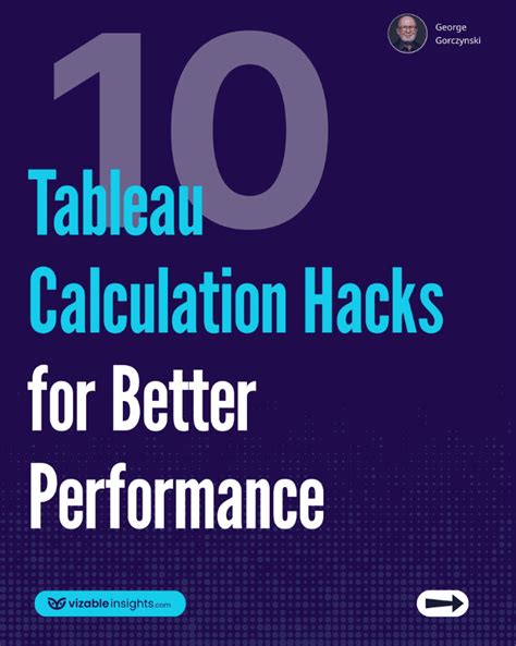 10 Tableau Calculation Hacks For Better Performance Tableau Training