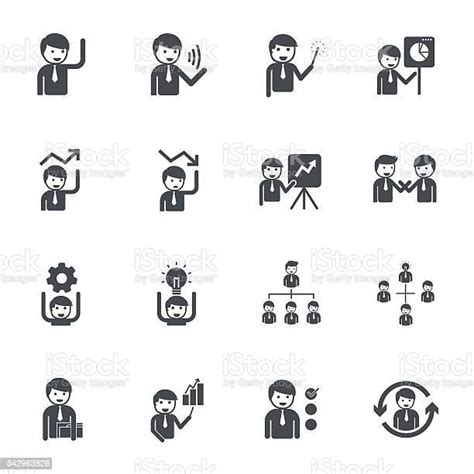 관리자 아이콘 검은색에 대한 스톡 벡터 아트 및 기타 이미지 검은색 경영자 계획 Istock
