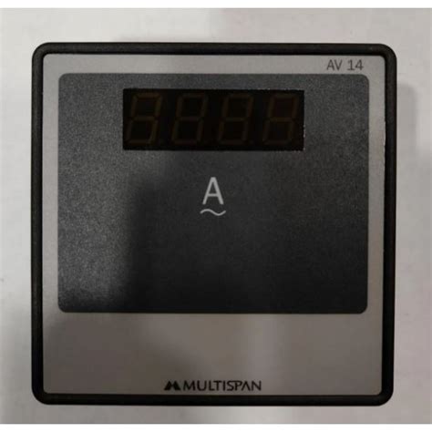 Multispan Av 14 Single Phase Digital Ampere Meter Panel Meter Price