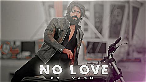 Yash No Love Edit Yash Edit No Love Edit Shubh Song Edit Youtube