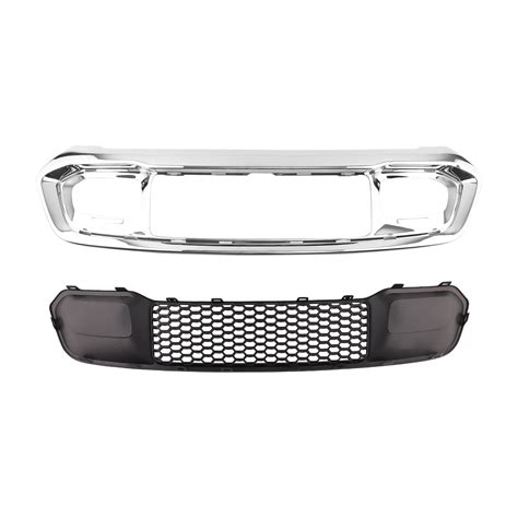 Front Grille Trim Molding Cover Kit For Jeep Grand Cherokee 2017 2022