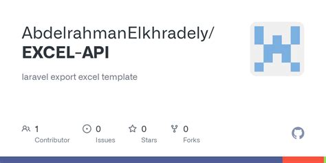 GitHub AbdelrahmanElkhradely EXCEL API Laravel Export Excel Template