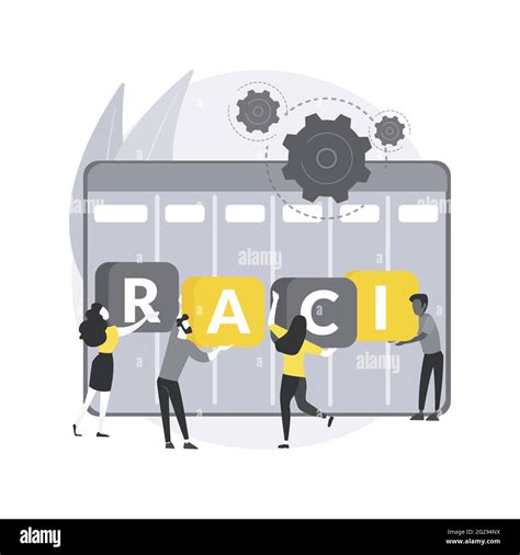 Raci Matrix Abstract Concept Vector Illustration Stock Vector Image And Art Alamy