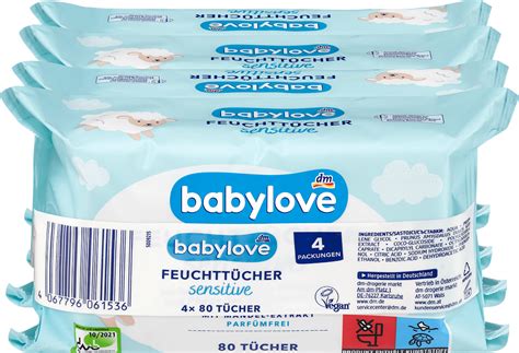 Babylove Salviette Umidificate Sensitive Con Estratto Di Mandorla 4 X