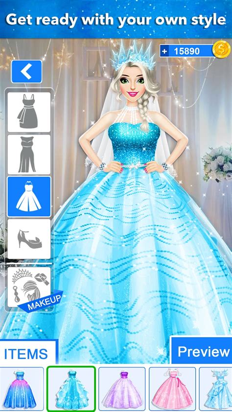 Ice Princess Wedding Dress Up Para Android Descargar