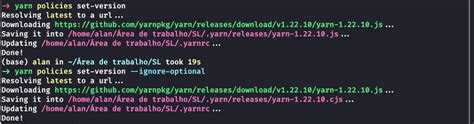 Yarn Policies Set Version Failing · Issue 8062 · Yarnpkgyarn · Github