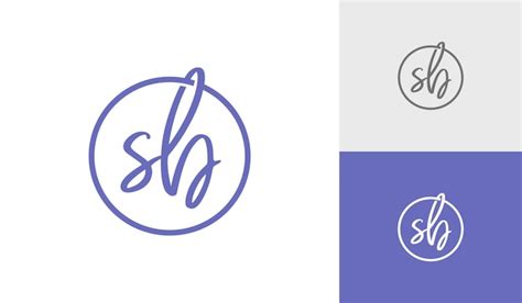 Letter Sh Monogram Logo Free Vectors And Psds To Download