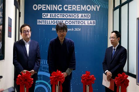 inauguration of the electronics and intelligent control lab at ptit