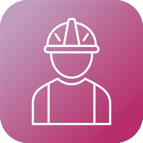 Beautiful Engineer Line Vector Icon 17212096 Vector Art At Vecteezy