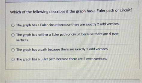 Which Of The Following Describes If The Graph Studyx