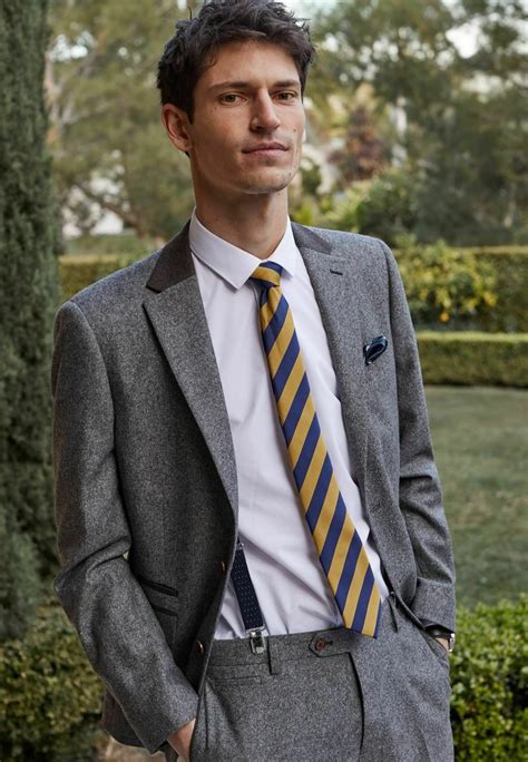 Next SLIM FIT TRIMMED DONEGAL - Anzugsakko - grey/grau - Zalando.ch