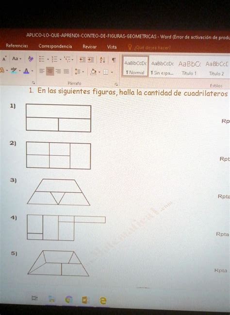 SOLVED Conteo de FIGURAS GEOMÉTRICAS Ayuda APLICO LO QUE APRENDI