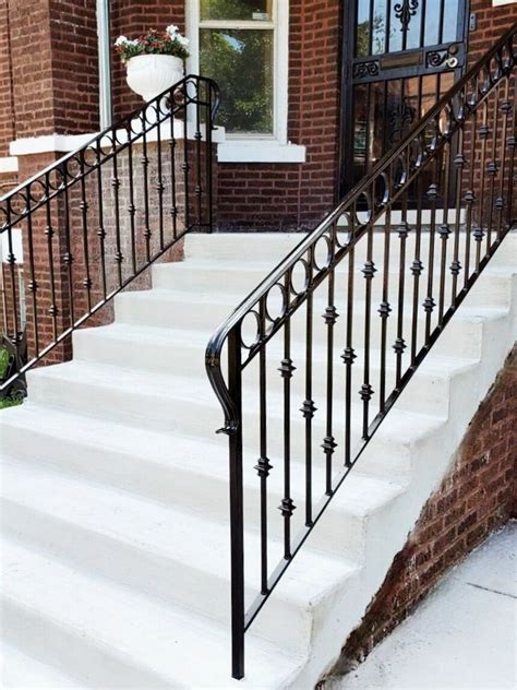 Wrought Iron Railings • Exterior Porch Railings — Iron Works•fences