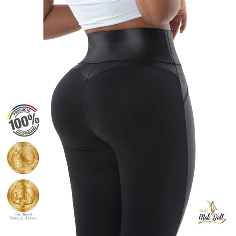 7120 Leggings Con Faja Levanta Gluteos Fajas Melibelt Colombia